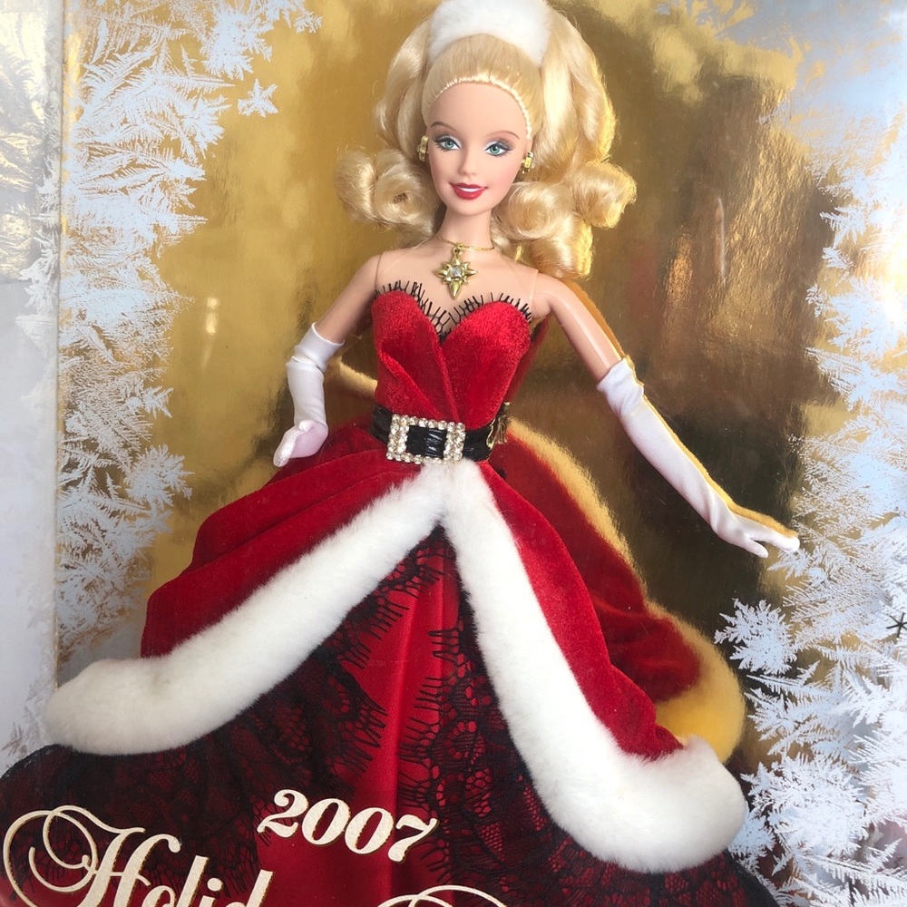 2007 Holiday Barbie As Miss Claus Doll Mattel Mib - Gem